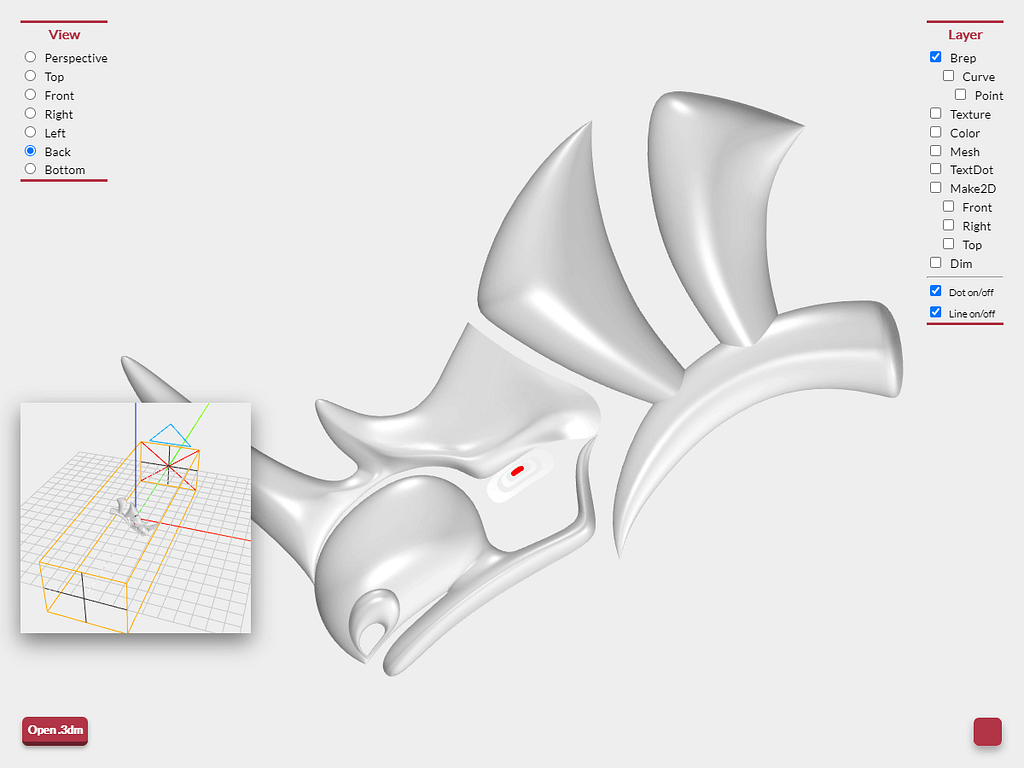 Rhinoceros オンラインビュワー 3dm Viewer を更新 | Blog by MadderCreate
